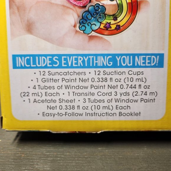 Toys | New Suncatchers Window Art Craft Kit Stained Glass Sun Catchers ...